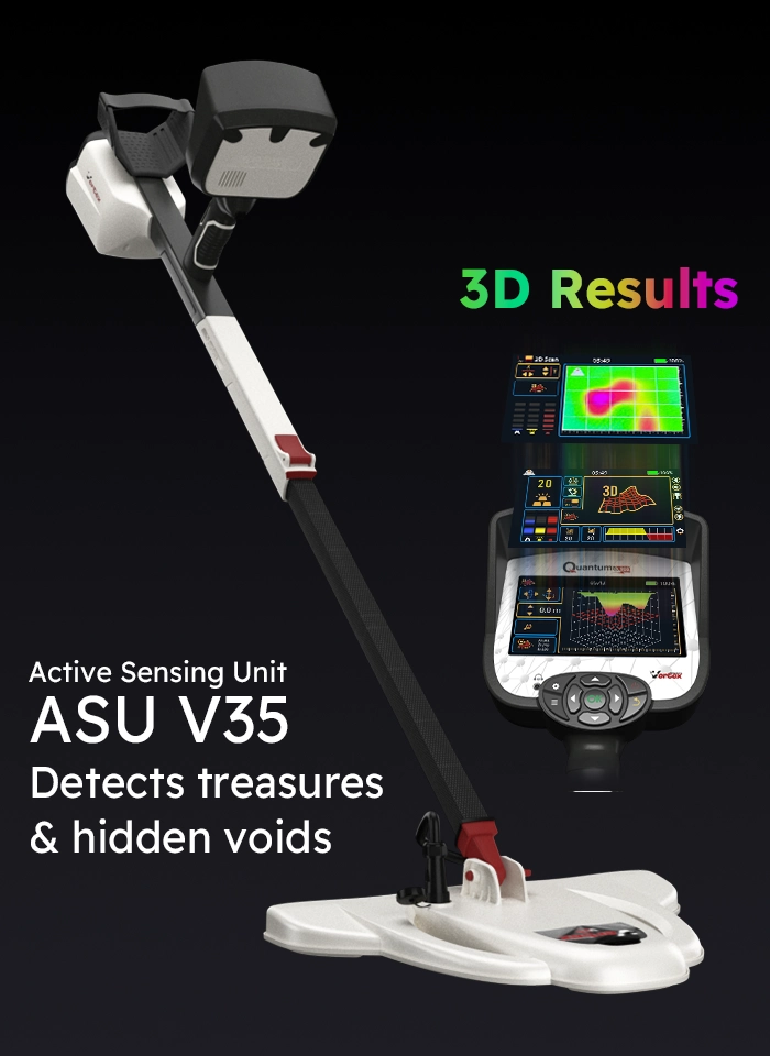 Quantum VX900 metal detector for gold - VERTEX Detectors