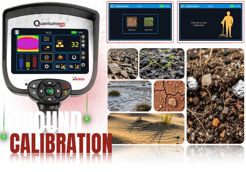 Quantum VX900 metal detector for gold - VERTEX Detectors
